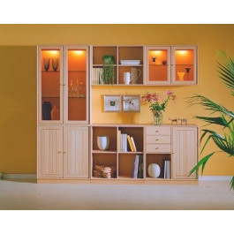 Rebus reol fra Vantinge Møbelindustri. Reoler i moduler efter behov.